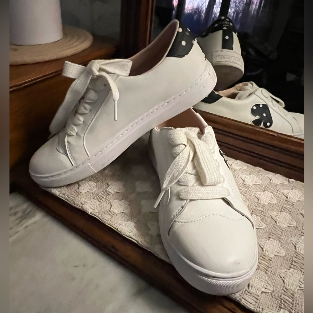 Kate Spade Classic Leather Spade Fez Logo Casual Snea… - Gem